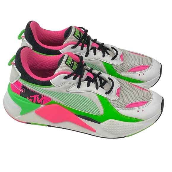 Puma | Shoes | Puma Rsx Tracks Mtv Sneakers Mens 85 Womens Shoes Neon ...